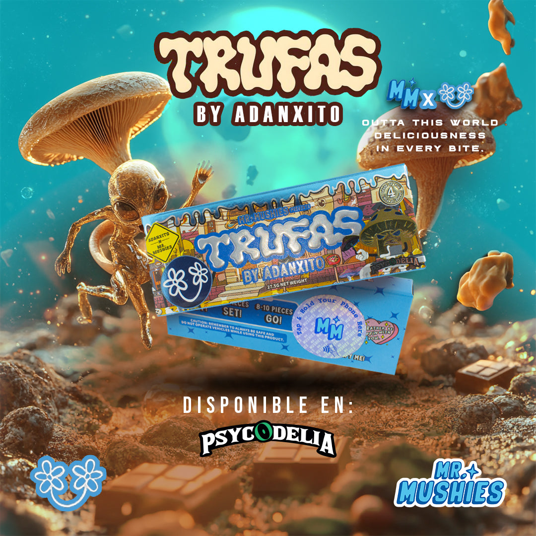 TRUFAS – Mr. Mushies x Adan Cruz x Psycodelia – Chocolate con Hongos 4